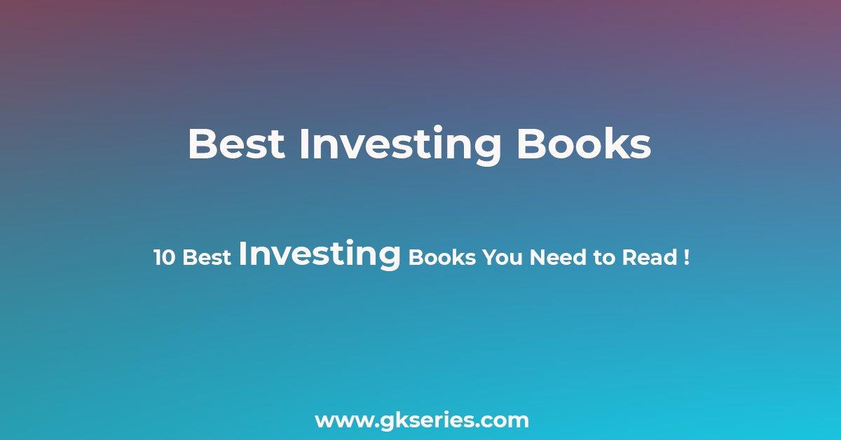 Best Investing Books | 10 Best Investing Books Of All Time