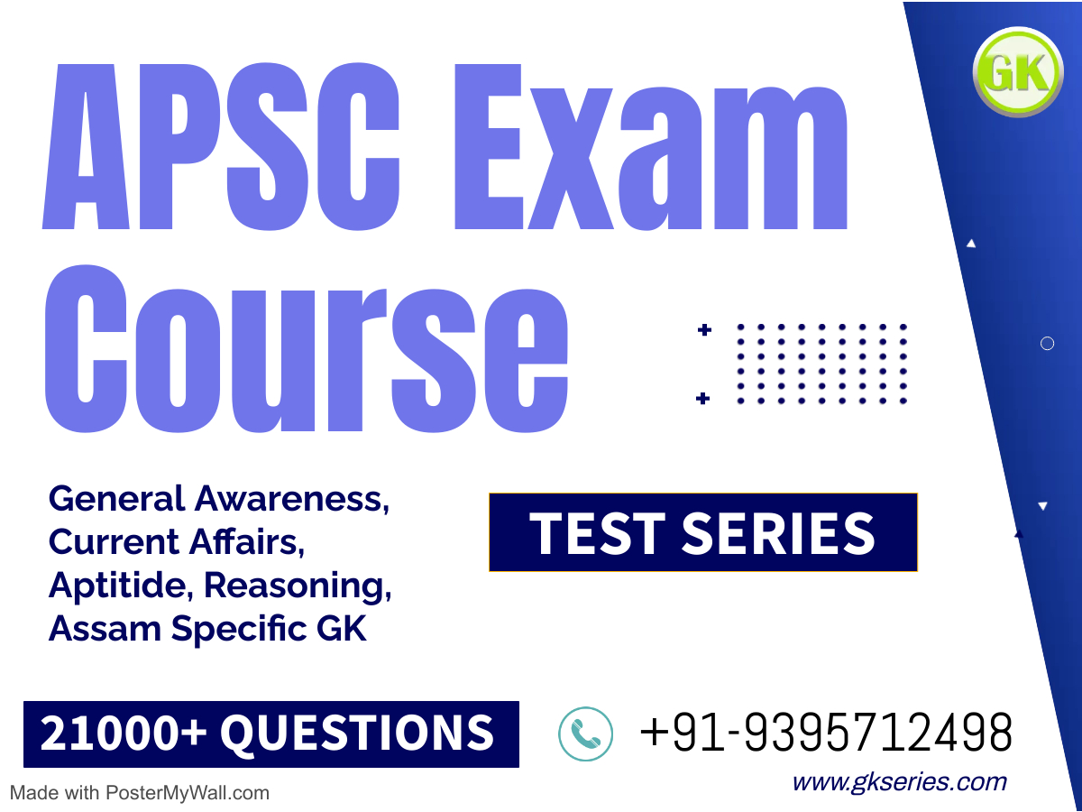 APSC Exam Course | Test Series – Shop :::: GkSeries